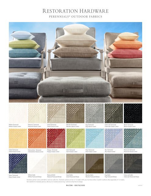 PERENNIALS® OUTDOOR FABRICS - Restoration Hardware