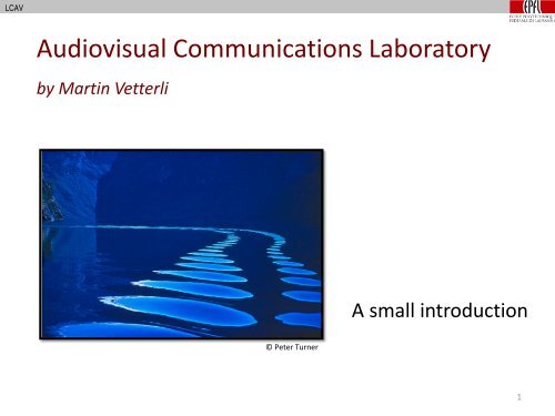 introduction - LCAV - EPFL