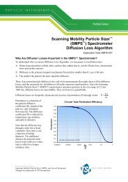 Scanning Mobility Particle Sizer Spectrometer (SMPS) Model ... - TSI