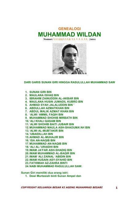 SILSILAH TRAH SUNAN GIRI.rtf - Kampus Wong Alus