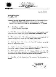 PDS - DepEd Cebu Province