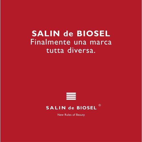 SALIN de BIOSEL Finalmente una marca tutta diversa.