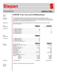 STEPAN-MILD SL3-BA - Stepan Company