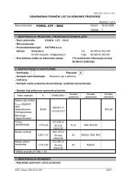 Sigurnosno-tehnički list System Protex 4 - Saponia