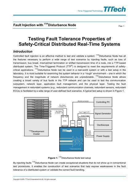 Testing Fault Tolerance Properties of Safety-Critical ... - TTTech
