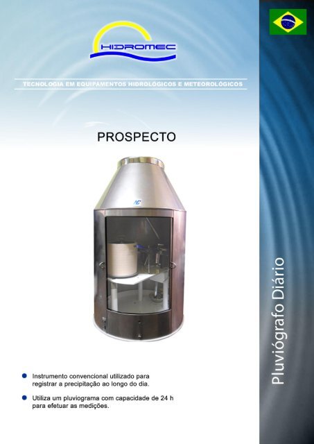 Pluviógrafo Diário - Hidromec