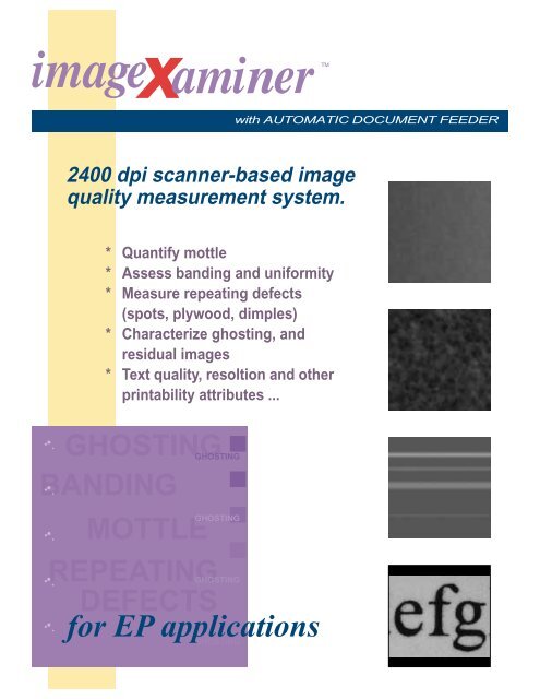 for EP applications - ImageXpert