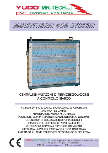 E:\CATALOGO YUDO MR-TECH\NUOVO ... - yudo mrtech srl