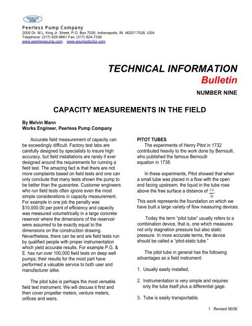 TECHNICAL INFORMATION Bulletin