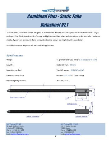 Rosemount Pitot Static Probe