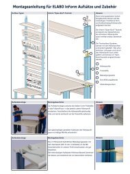 Montageanleitung für ELABO EcoTec Tische - Tuttas Jensen