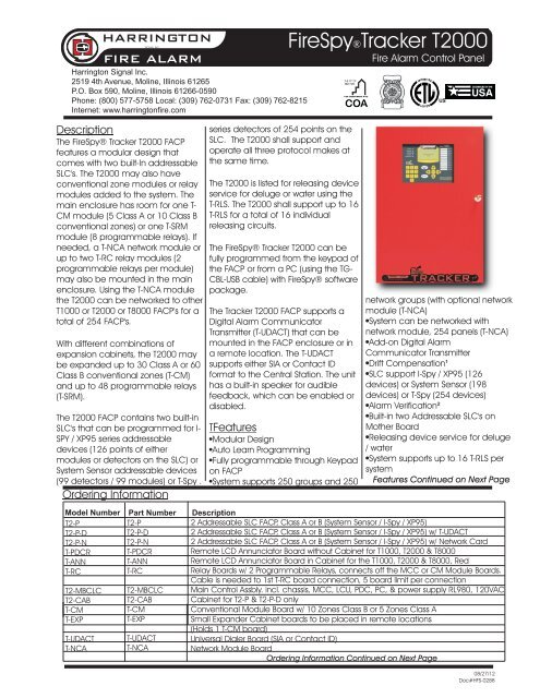 FireSpy Tracker T2000 - Harrington Fire!