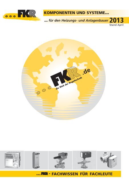 fachwissen für fachleute - FKR Regeltechnik KG