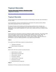 Topical Corticosteroids: Comparison Chart - Crashing Patient