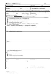 Ärztliche Unfallmeldung