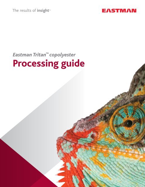 PP-616A EASTMAN TRITAN Copolyester Processing Guide