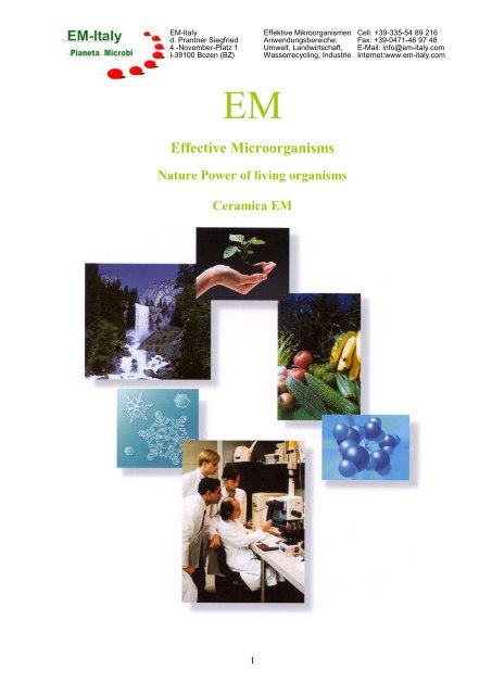 Effective Microorganisms - em-italy