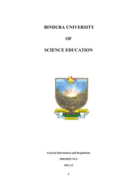 BINDURA UNIVERSITY OF SCIENCE EDUCATION - BUSE