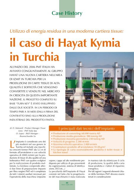 il caso di Hayat Kymia in Turchia - PMT Italia