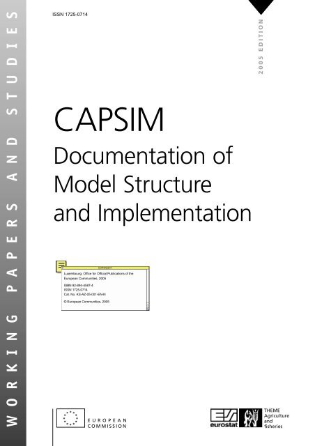 CAPSIM - Documentation of Model Structure and Implementation