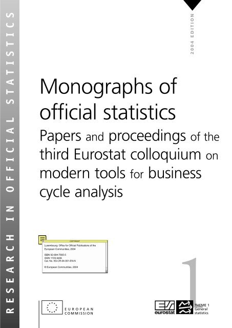 monographs of official statistics - European Commission - Europa