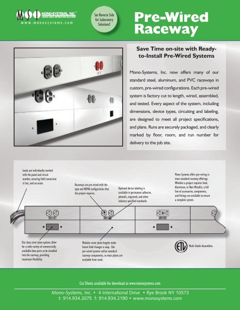 Mono-Systems catalog Reed First Source - Reed Construction Data