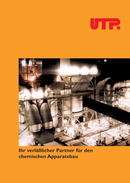 UTP Prospekt Chemie - UTP Schweissmaterial