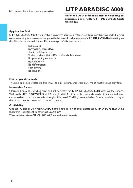 Standards : DIN 8555 : Sp