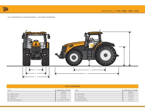 JCB FASTRAC | 7170 / 7200 / 7230 / 7270