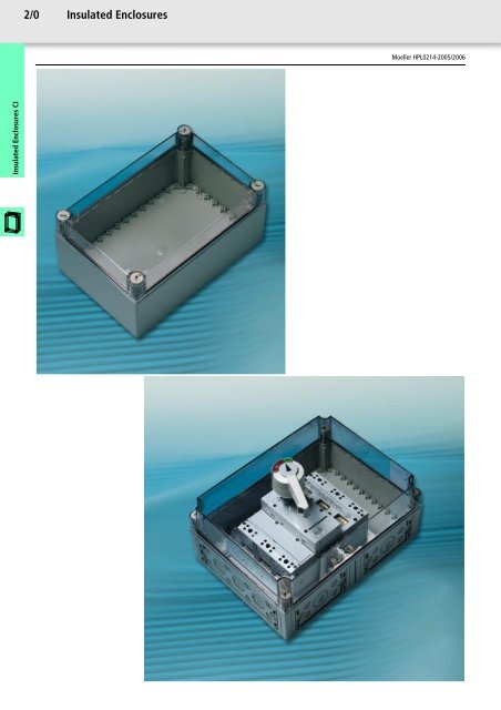2/0 Insulated Enclosures - Moeller