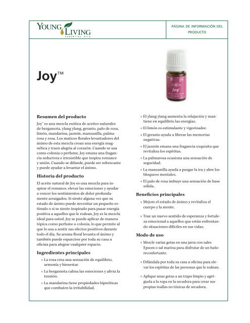 Joy™ - Young Living Essential Oils