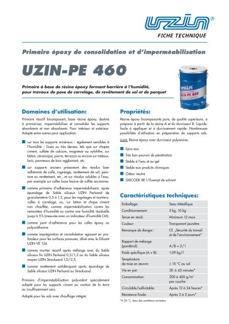 UZIN-PE 460 - Uzin Utz AG