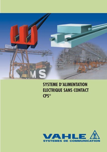 systeme d'alimentation electrique sans contact - Vahle
