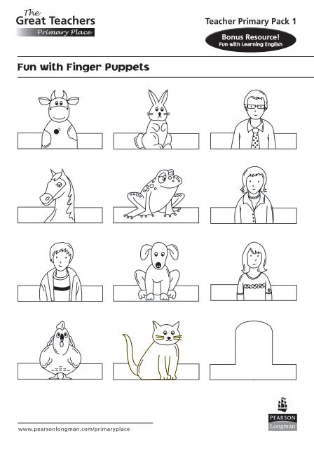 Fun with Finger Puppets - Texas ESL for Longman Cornerstone and ...