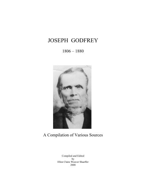 Godfrey, Joseph 1806-1880 - Our Family Biographies