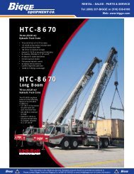Grove GMK7550 Crane Chart