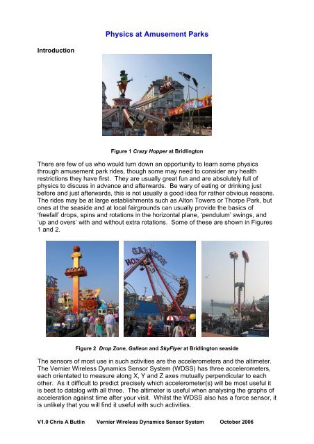 Physics at Amusement Parks