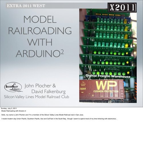 Applications Clinic Slides Model Railroading With Arduino