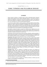 Pullorum Disease and Testing Procedure - Missouri Department of ...