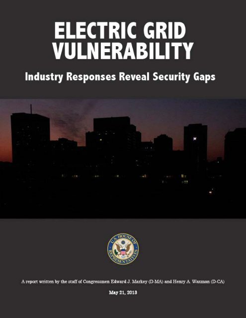 Report-Electric-Grid-Vulnerability-2013-5-21
