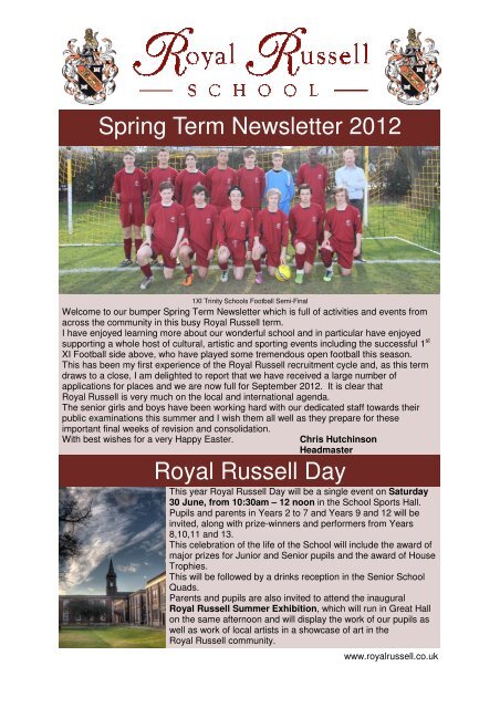 Spring - Royal Russell School