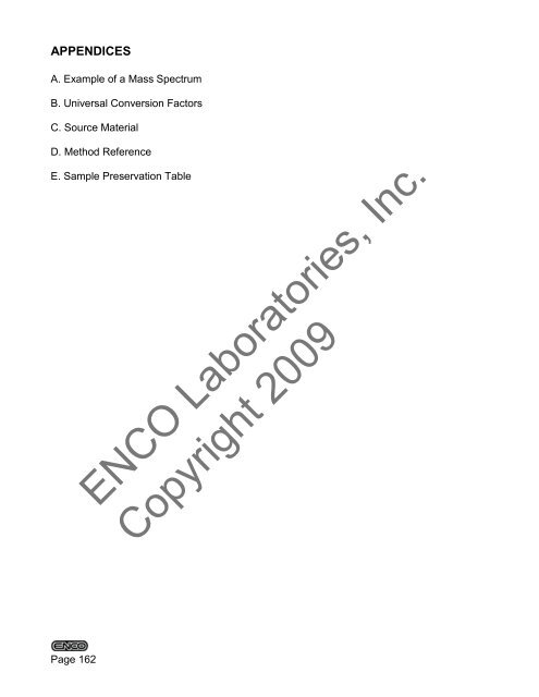 300 Series EPA Procedures - ENCO Laboratories, Inc.