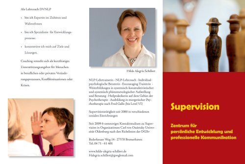 Info Flyer Supervision - zenform