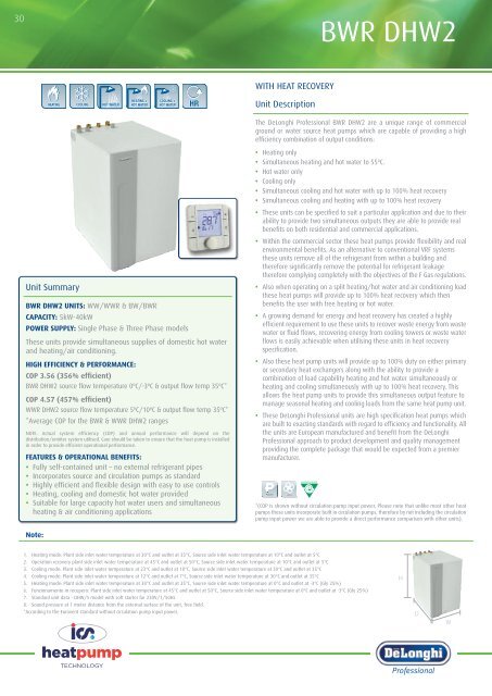 View the Data Sheet - ICS Heat Pumps