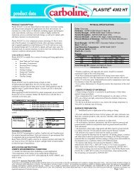 Plasite 7122 VOC Series - Carboline