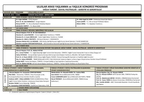 Kongre Programı-Turkce (pdf - M-Gen
