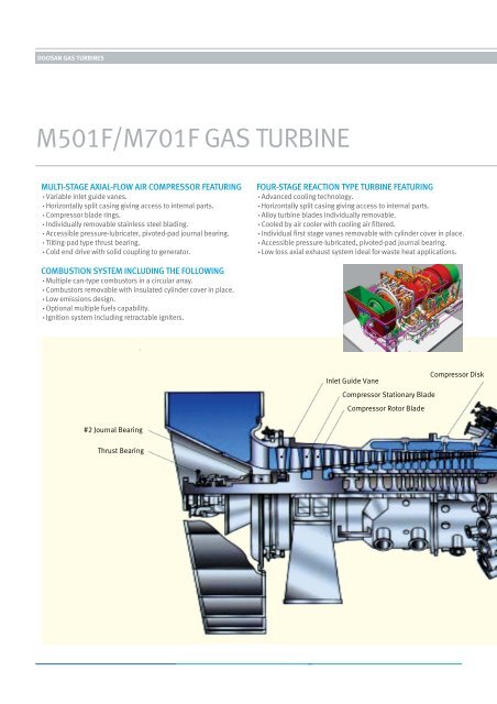 DOOSAN GAS TURBINES M501F