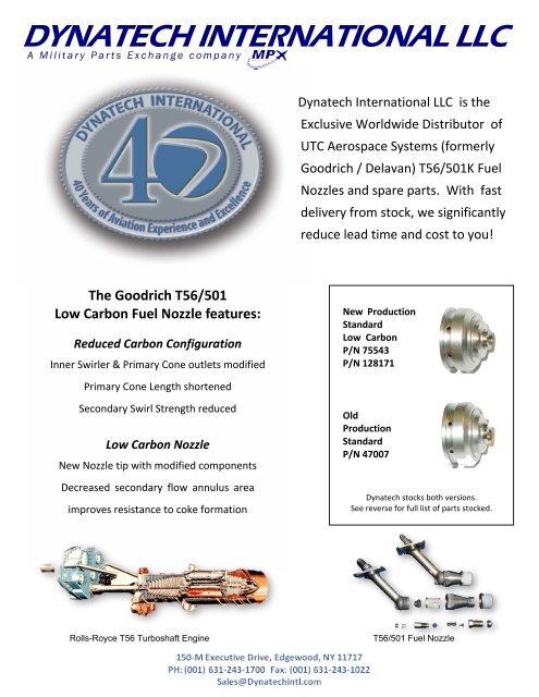 Fuel Nozzle - Dynatech International Corp.