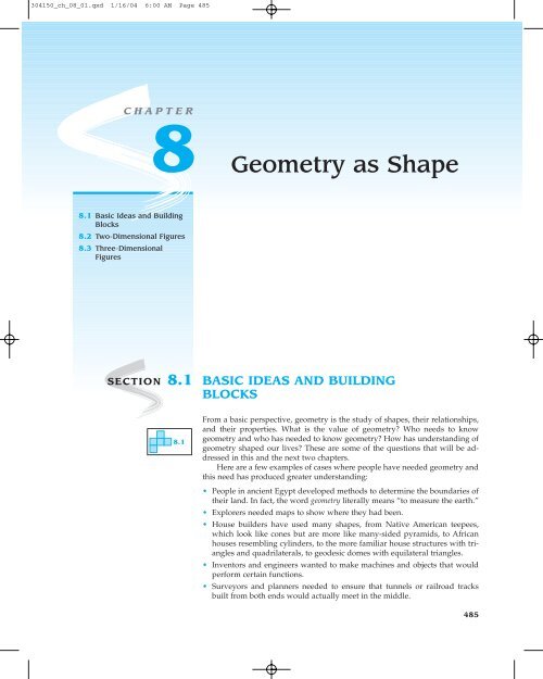 Basic Ideas and Building Blocks - Cengage Learning