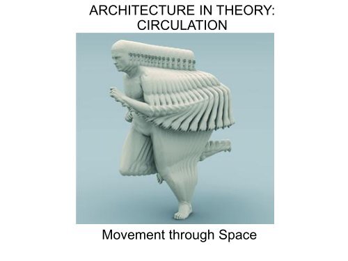 CIRCULATION Movement through Space